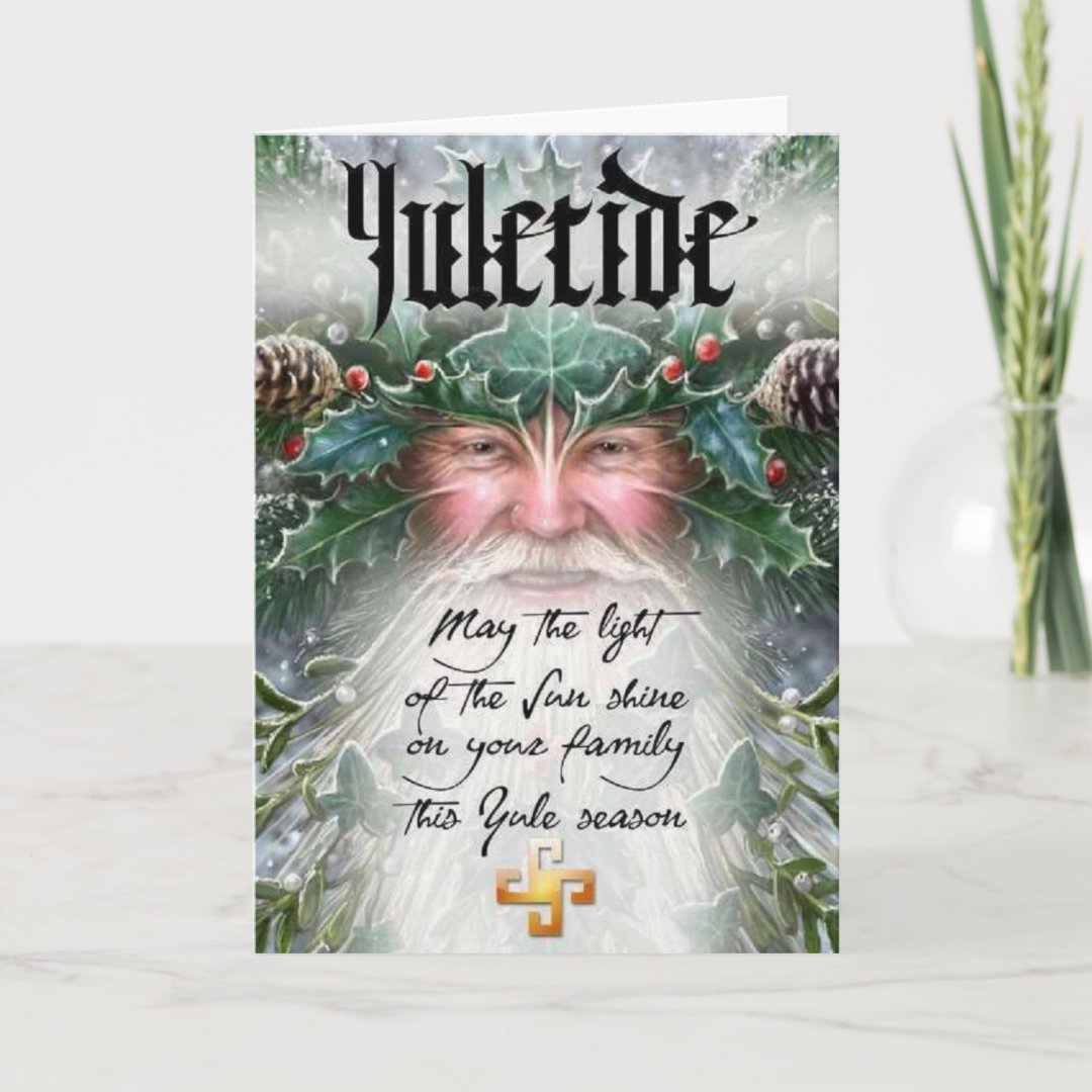 Yuletide Holiday Card | Zazzle