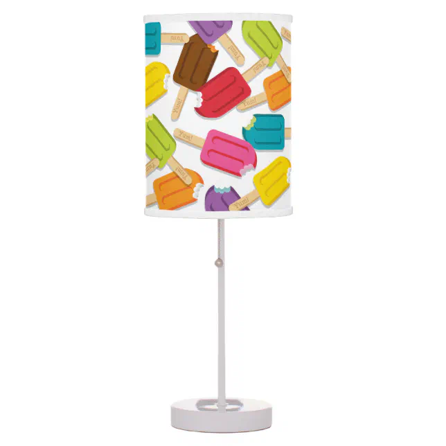 Yum! Popsicle Table Lamp - White | Zazzle