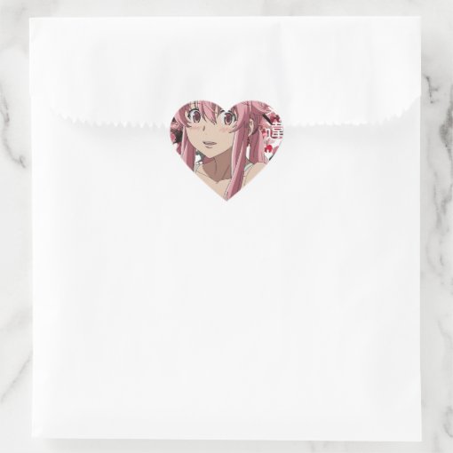 Yuno Gasai Sticker For Laptops and Notebooks Anime | Zazzle
