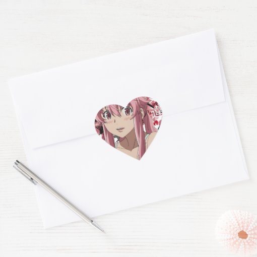 Yuno Gasai Sticker For Laptops and Notebooks Anime | Zazzle