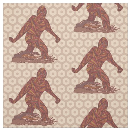 Bigfoot Fabric | Zazzle