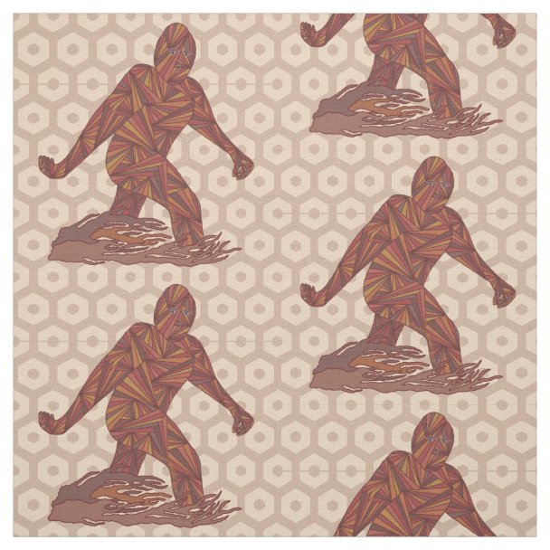 Bigfoot Fabric | Zazzle