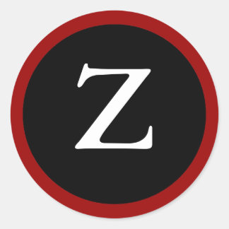Letter Z Stickers | Zazzle