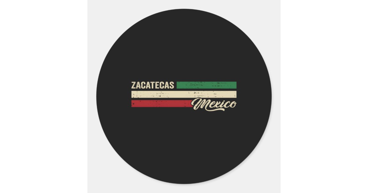 Zacatecas Mexico Classic Round Sticker | Zazzle