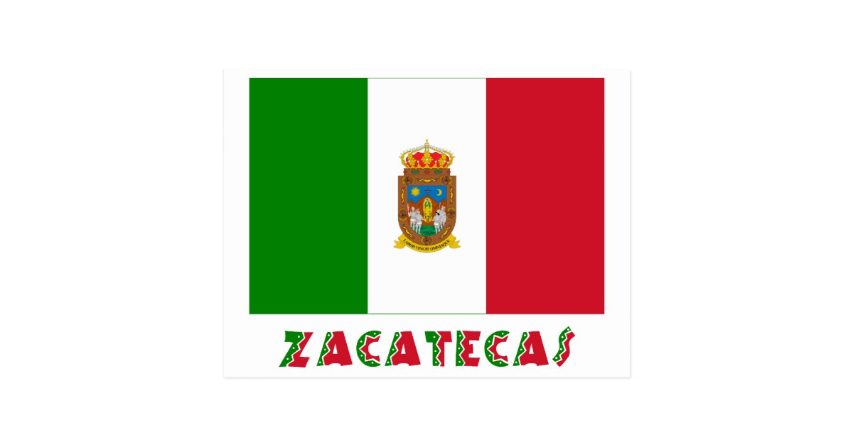 Zacatecas Unofficial Flag Postcard | Zazzle.com