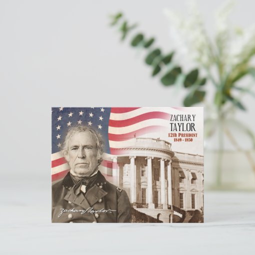 Zachary Taylor - 12th President of the U.S. Postcard | Zazzle