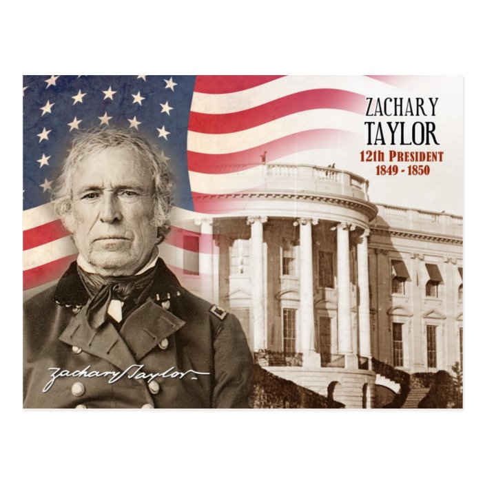 Zachary Taylor - 12th President of the U.S. Postcard | Zazzle.com
