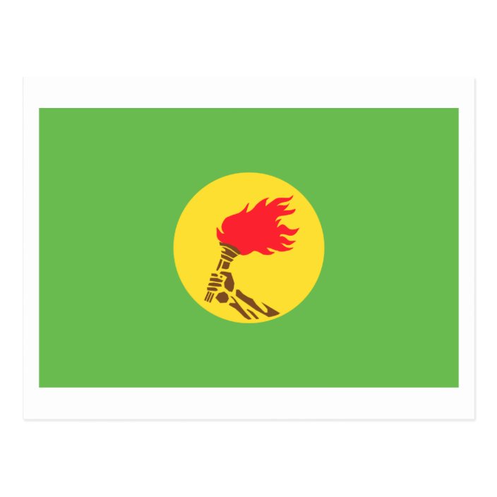 Zaire Flag (1971-1997) Postcard | Zazzle.com