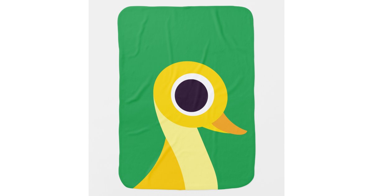 Zander the Duck Stroller Blanket | Zazzle
