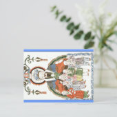 Zao Jun Chinese kitchen god postcard | Zazzle