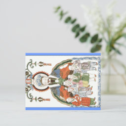 Zao Jun Chinese kitchen god postcard | Zazzle
