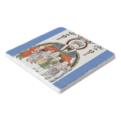 Zao Jun Chinese kitchen god trivet | Zazzle