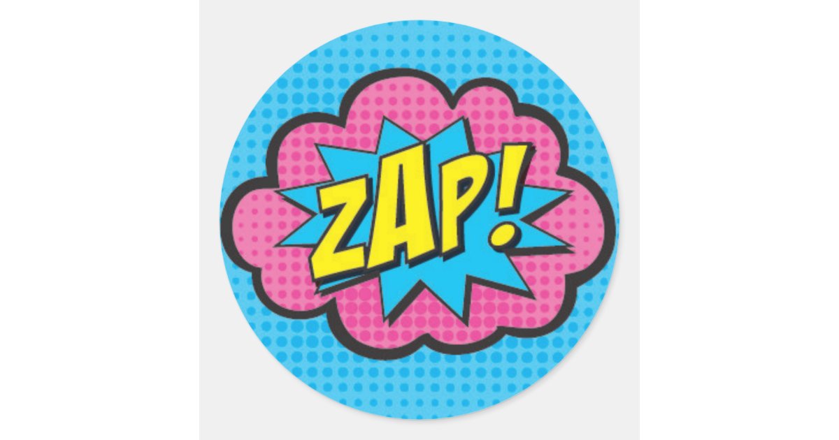 ZAP! Superhero Stickers GV2 | Zazzle