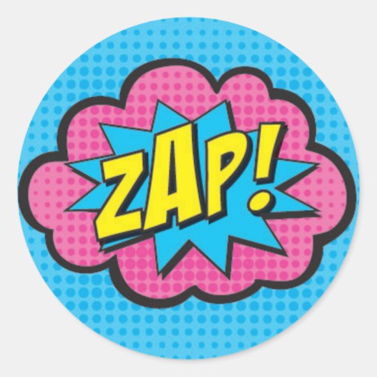 ZAP! Superhero Stickers GV2 | Zazzle.com
