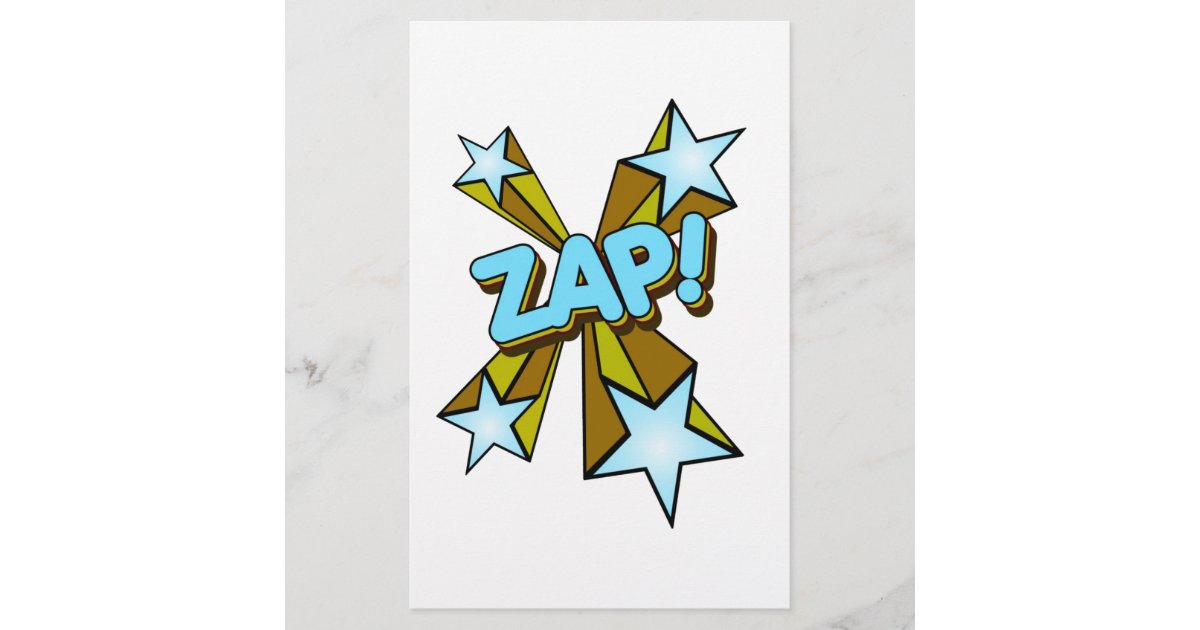 Zap, Zing, Pow! | Zazzle