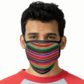 zarape mexican face mask fiesta pattern fabric | Zazzle