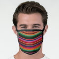 zarape mexican face mask fiesta pattern fabric | Zazzle