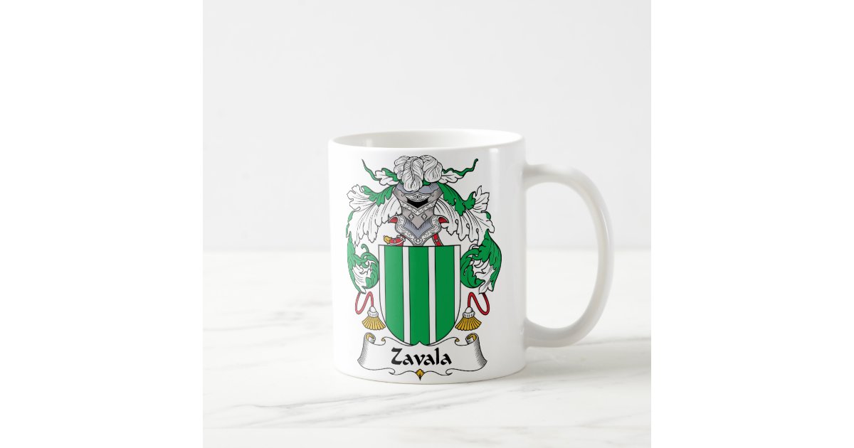 Zavala Family Crest Coffee Mug | Zazzle