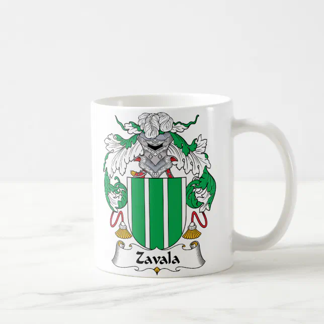 Zavala Family Crest Coffee Mug | Zazzle