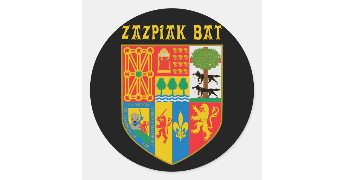 Zazpiak Bat Sticker | Zazzle