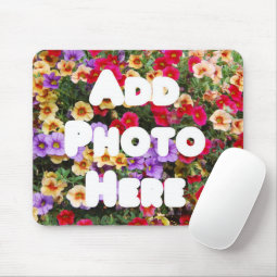 Zazzle Template Design My Own Photo Present Upload Mouse Pad | Zazzle