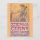 Zdenka Cerny poster by Alphonse Mucha Postcard | Zazzle