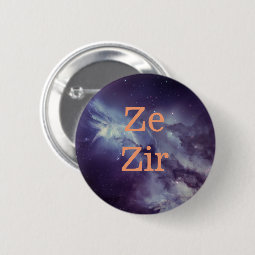 Ze Zir pronoun pin | Zazzle