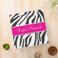 Zebra and Hot Pink Binder 2 inch | Zazzle