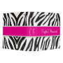 Zebra and Hot Pink Binder 2 inch | Zazzle