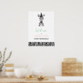 Zebra Animal Birthday Party Welcome Sign | Zazzle