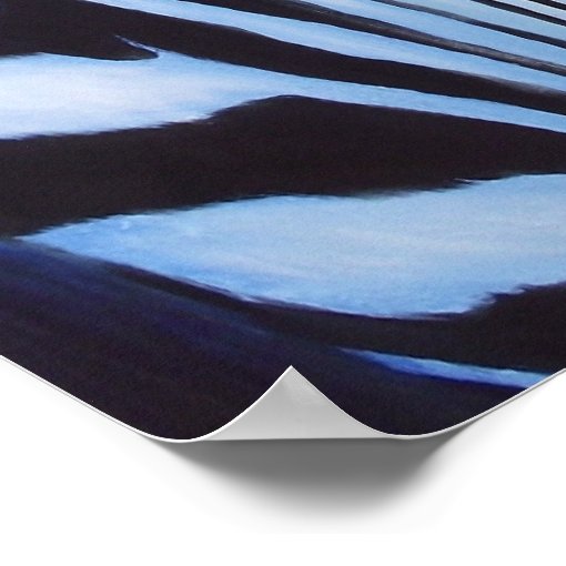 Zebra Face Wildlife Art Print | Zazzle