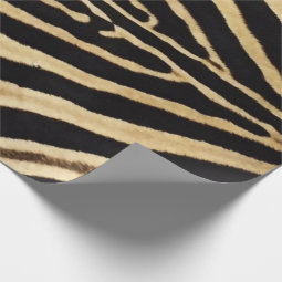Zebra Hyde Decoupage Posters Wrapping Paper | Zazzle