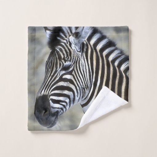 Zebra Lovers Bath Towel Set | Zazzle
