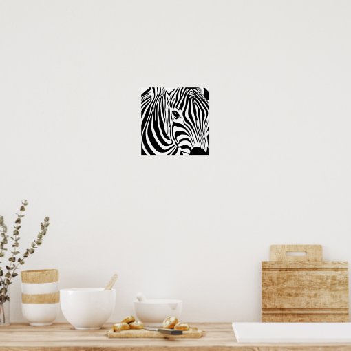 Zebra Poster | Zazzle