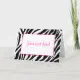 Zebra Print Card | Zazzle