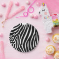 Zebra Print Paper Plates | Zazzle