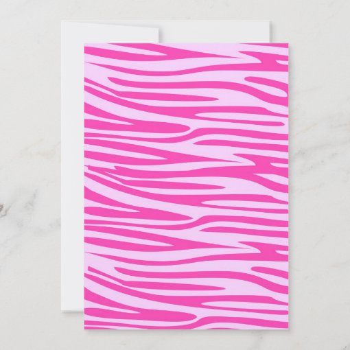 Zebra print Rock Star Baby Shower Invitaitons Invitation | Zazzle