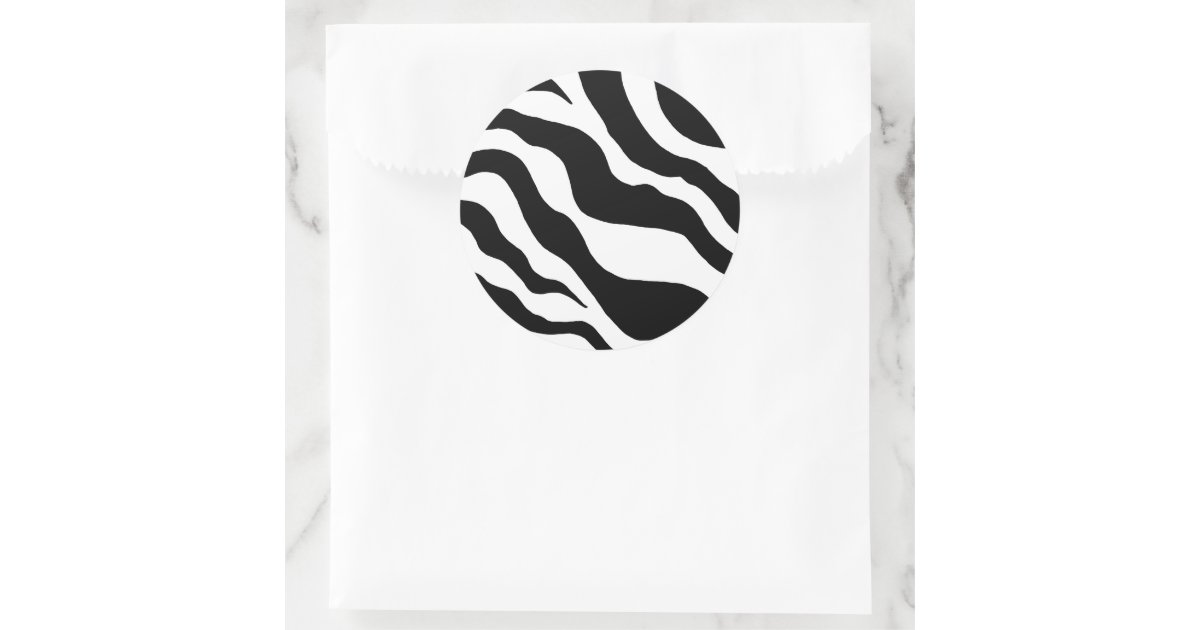 Zebra Print Stickers | Zazzle
