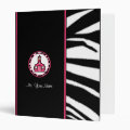 Zebra Print Teacher Binder | Zazzle