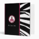Zebra Print Teacher Binder | Zazzle