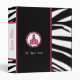 Zebra Print Teacher Binder | Zazzle