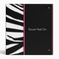 Zebra Print Teacher Binder | Zazzle