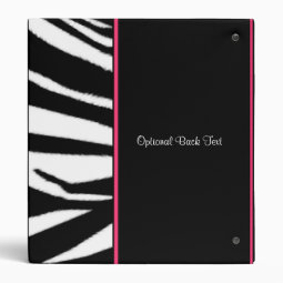 Zebra Print Teacher Binder | Zazzle