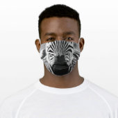 Zebra Snout Adult Cloth Face Mask | Zazzle