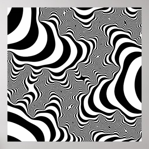 Zebra Stripes Poster | Zazzle