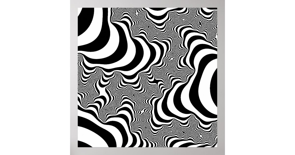 Zebra Stripes Poster | Zazzle