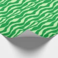 Zebra stripes - Shades of Lime Green Wrapping Paper | Zazzle