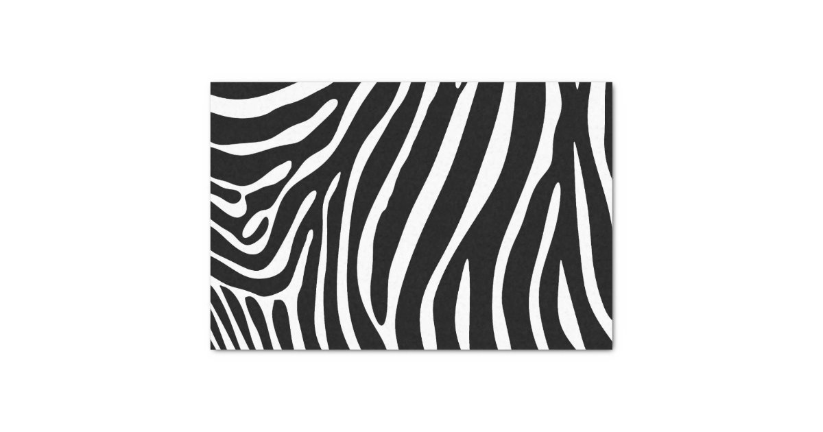 Zebra Stripes Tissue Paper | Zazzle
