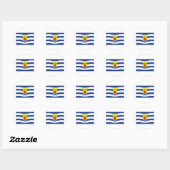 Zeeland Flag Classic Round Sticker | Zazzle
