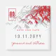 Zen Bamboo Leaves Chinese Wedding Save The Date Magnet | Zazzle